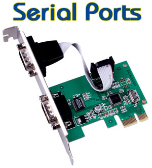 Cables & Converters: SSU 2-Port RS-232 Serial Ports PCI-E Express Card ...
