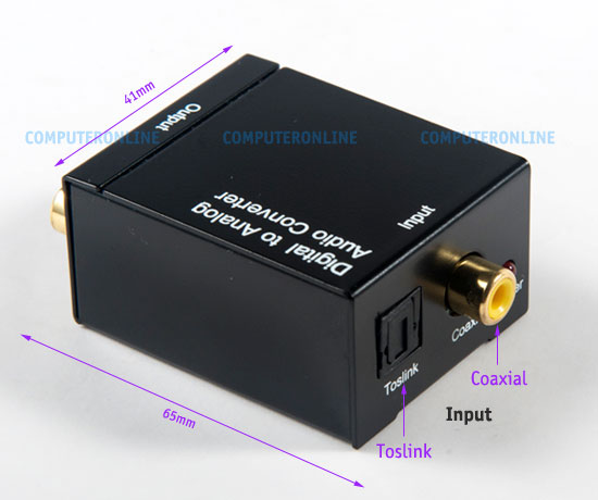 Cables & Converters: Digital Toslink Optical Input to RCA Analogue ...